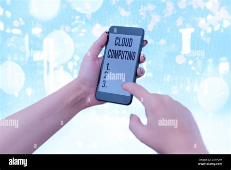 Word Writing Text Cloud Computing Business Photo Showcasing Storing