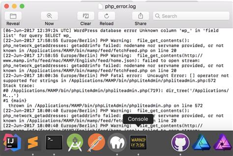 How To Show Php Error And Review Error Logs From Mamp On Your Mac Or