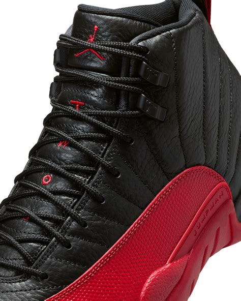 Air Jordan 12 Black And Varsity Red Ct8013 002 Release Date Nike Snkrs