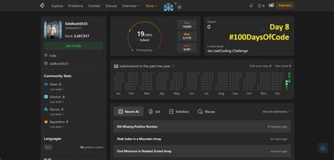 100daysofcode Codingjourney Problemsolving Dsa Leetcode Cpp Siddhesh Patil