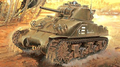 Download Tank Military M4 Sherman Hd Wallpaper