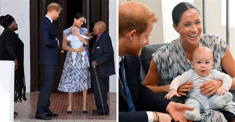 Archie Harrison Joins Harry And Meghan For Visit With Desmond Tutu
