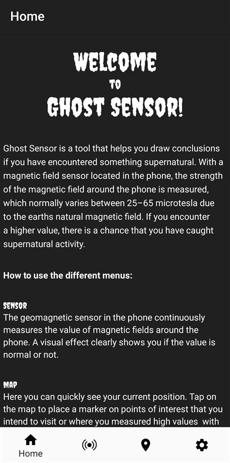 Ghost Sensor La Última Versión 10 Para Android