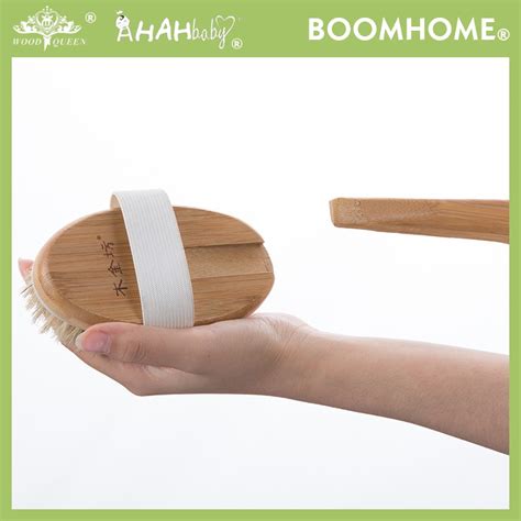 Bamboo Bristle Body Brush Bath Scrub Skin Dry Body Brush In Different