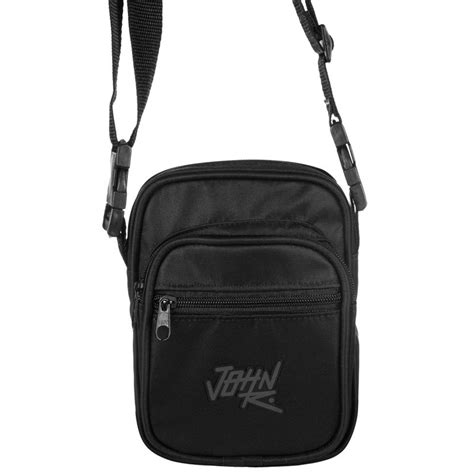 Shoulder Bag John Roger Signature Preto
