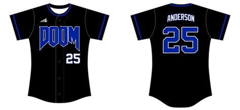 Cincy Doom Custom Softball Jerseys Triton Mockup Portal 2