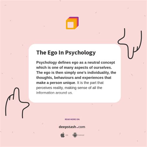 The Ego In Psychology Deepstash