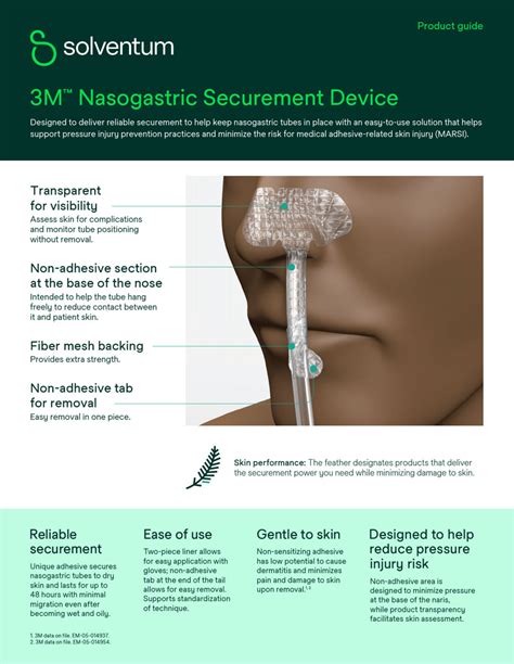 3m™ Nasogastric Securement Device 1501ng Large 50 Each Carton 4