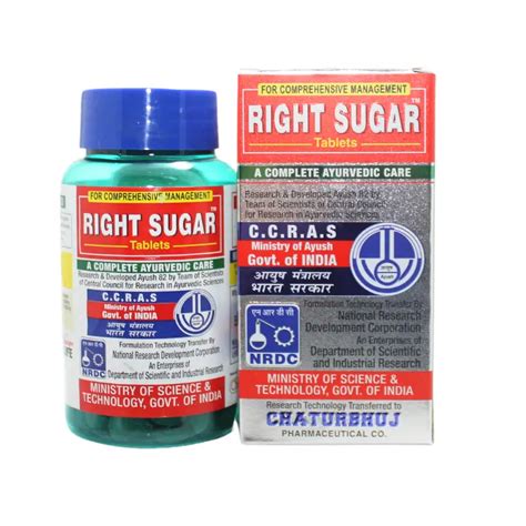 Buy Right Sugar Tablet By Chaturbuj Pharma 120 Tabs