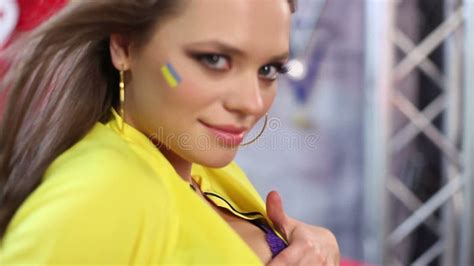 Lovely Brunette Touching Body Sex Addict Erotic Camera Flirt Stock Video Video Of Erotic