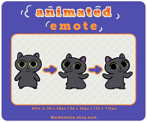 Animated Black Cat Dancing Meme Emote For Twitch Discord Youtube Kick