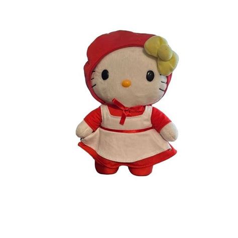 Sanrio Toys Japansanrio Plush Hello Kitty Red Riding Hood Costume