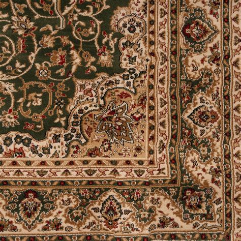 Classical Rich Green Rug Sunil Living Room Rugs Kukoon Rugs Online