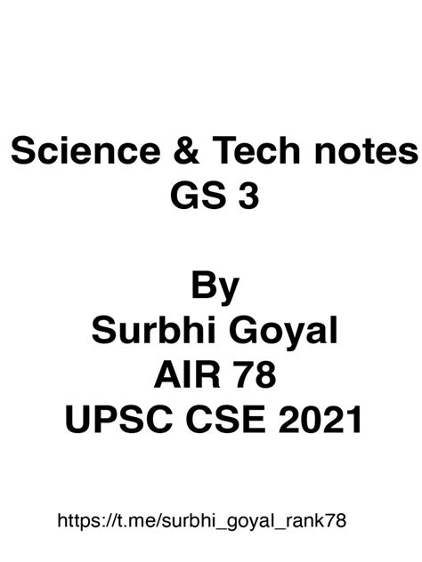 Science And Tech Pdf