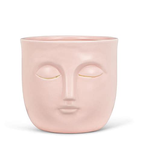 Large Sleeping Face Planter Pink Bird Kingdom Tstore