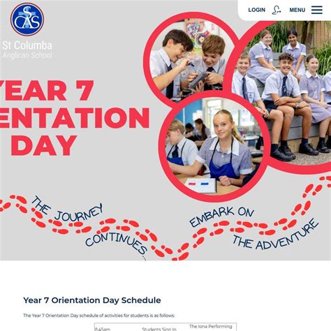 Year 7 Orientation Schedule