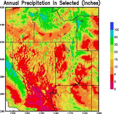 Oregon Climate Map