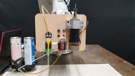 Multitask Robotic Arm End Effector Pu Foam Extrudercnc Milling