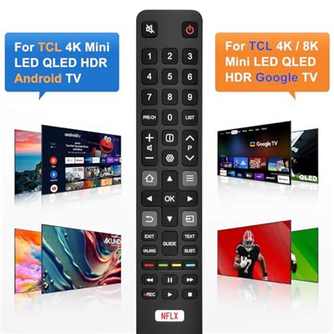 Universal Remote For Tcl Smart Tv Replacement Remote For Tcl Android