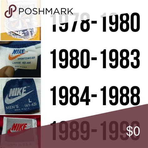 Vintage Nike Tags Guide