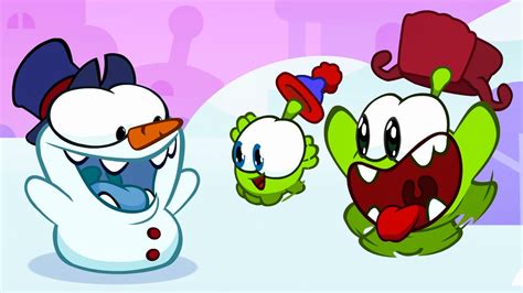 The Snowman Who Came To Life ☃️ Om Nom Stories Snow Nom 🥶 Super Toons