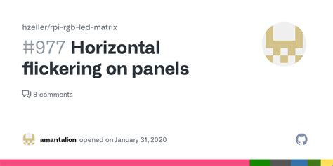 Horizontal Flickering On Panels Issue Hzeller Rpi Rgb Led Matrix GitHub