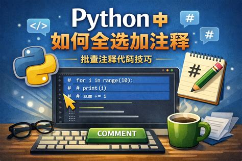 Python中如何全选加注释 Python中如何全选加注释