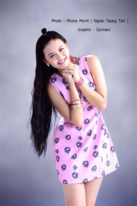 Myanmar Celebrities Myanmar Famous Teenage Actress Shwe Hmone Yati