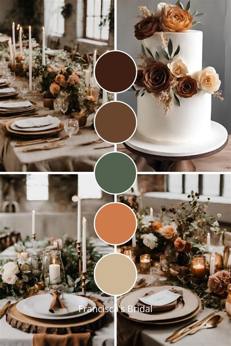 Terracotta Color Palette Wedding