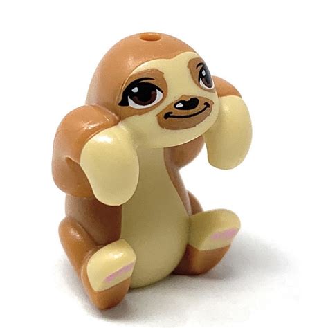 Sloth Tanbrown Official Lego® Part The Brick Show Shop