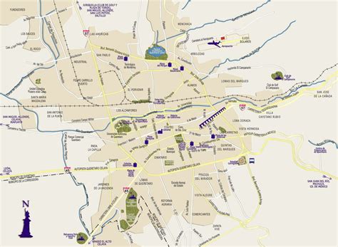 Mapas De Querétaro Destinos México