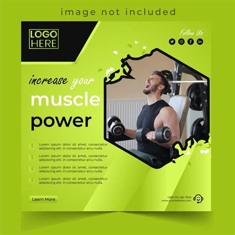 Core Strength Flyer Template Vectors And Illustrations For Free Download Freepik