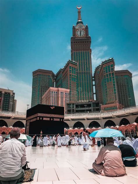 Mecca Saudi Arabia Circa 2019 Abraj Al Bait Royal Clock Tower Makkah