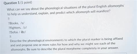Solved Question 1 1 ﻿point What Can We Say About The