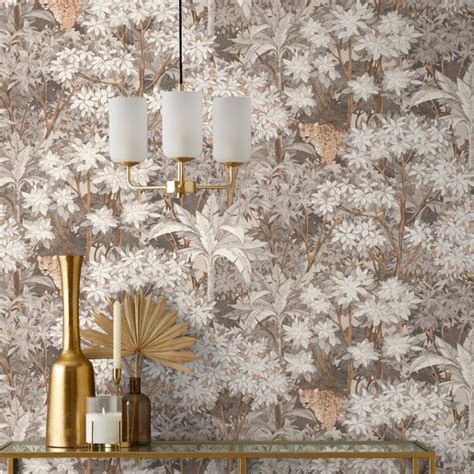 Leopard Trees Wallpaper Dunelm