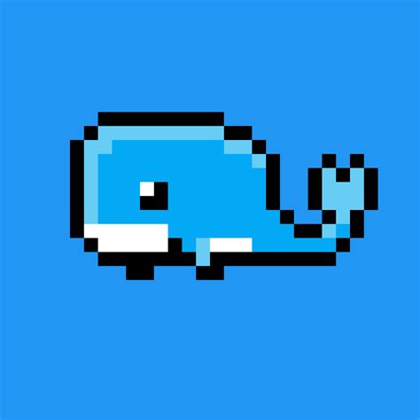 Pixilart Whale By Pixlmaster11