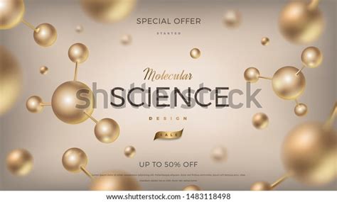 3d Molecules Vector Design Science Abstract Stock Vector Royalty Free 1483118498