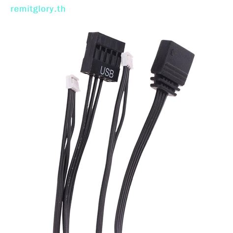 Remitglory 2 Pcs ใหม่ Amd Ryzen Wraith Prism Wraith Max พัดลม Rgb Light เมนบอร์ดควบคุม Sync สาย