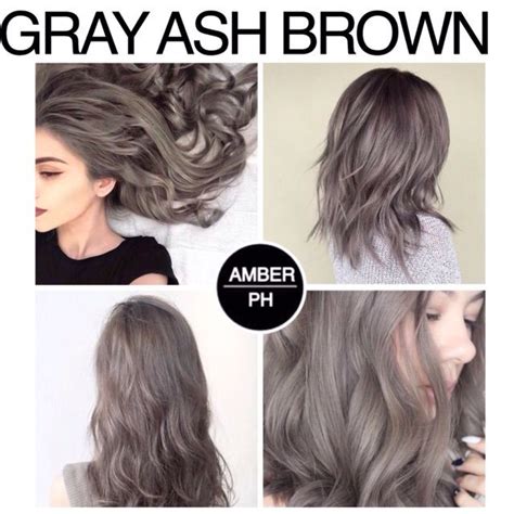 Ash Grey Hair Color Chart