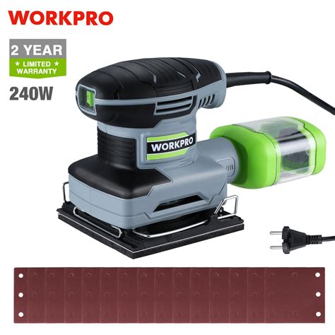 Workpro 240w Finishing Orbital Wood Sander Palm Sander Machine Wood