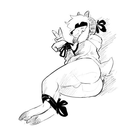 Rule 34 11 Anthro Ass Balls Blindfold Blush Bodily Fluids Bound