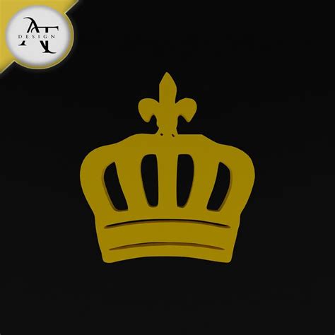 3d Printable Crown 2d Art By At Design