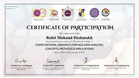 Bioinformatics Dataanalysis Genomics Computationalbiology Thankyou Rohit Deshmukh