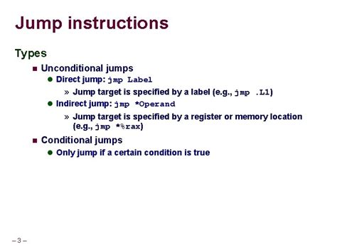 Controlling Program Flow Control Flow Computers Execute Instructions