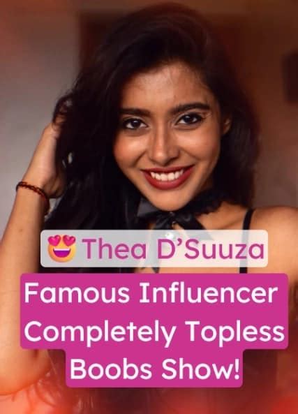 Thea Dsuuza Famous Actress Full Nude Shower Video On Onlyfans Desihub