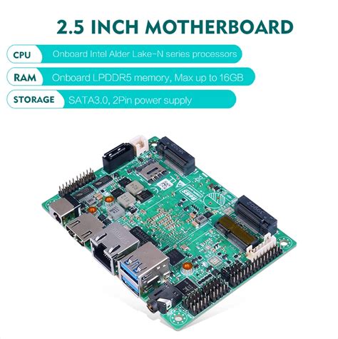 25 Inch Indusdrial Pico Itx Motherboard Piesia Industrial