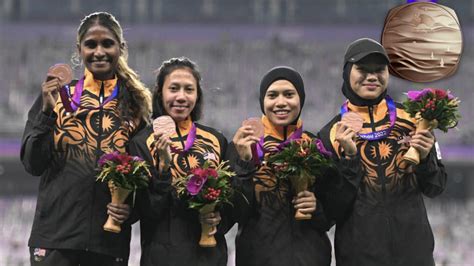 Malaysian Womens 4x100m Relay Team Shatters National Record To Clinch