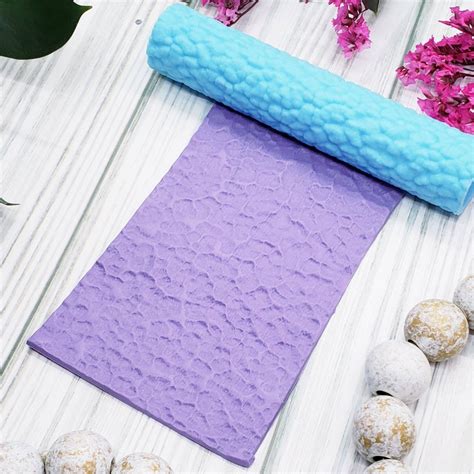 Stucco Debossing Texture Roller Polymer Clay Cutters Jewelry Earrings