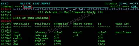 Ispf Ps File Management
