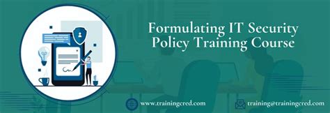 Formulating It Security Policy Training Course